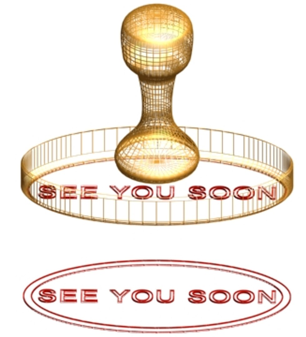 Rubber Stamps Animation 3d Max