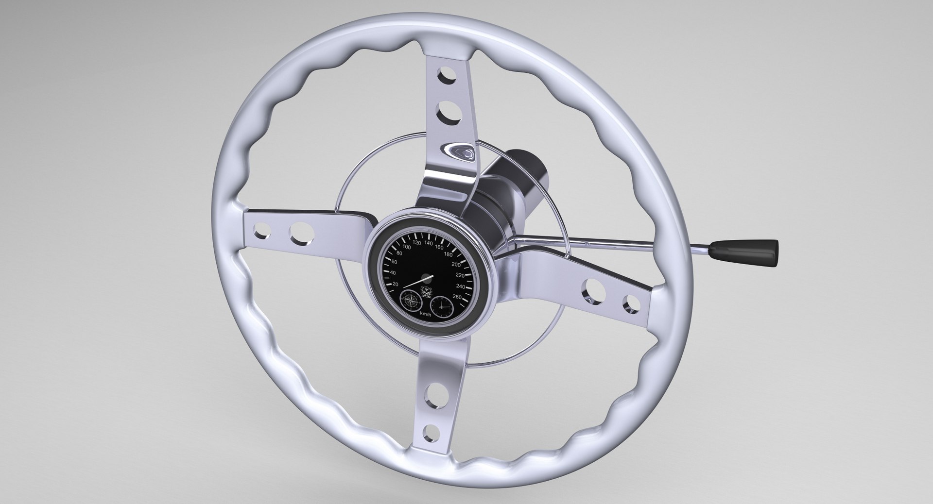 3d steering wheel