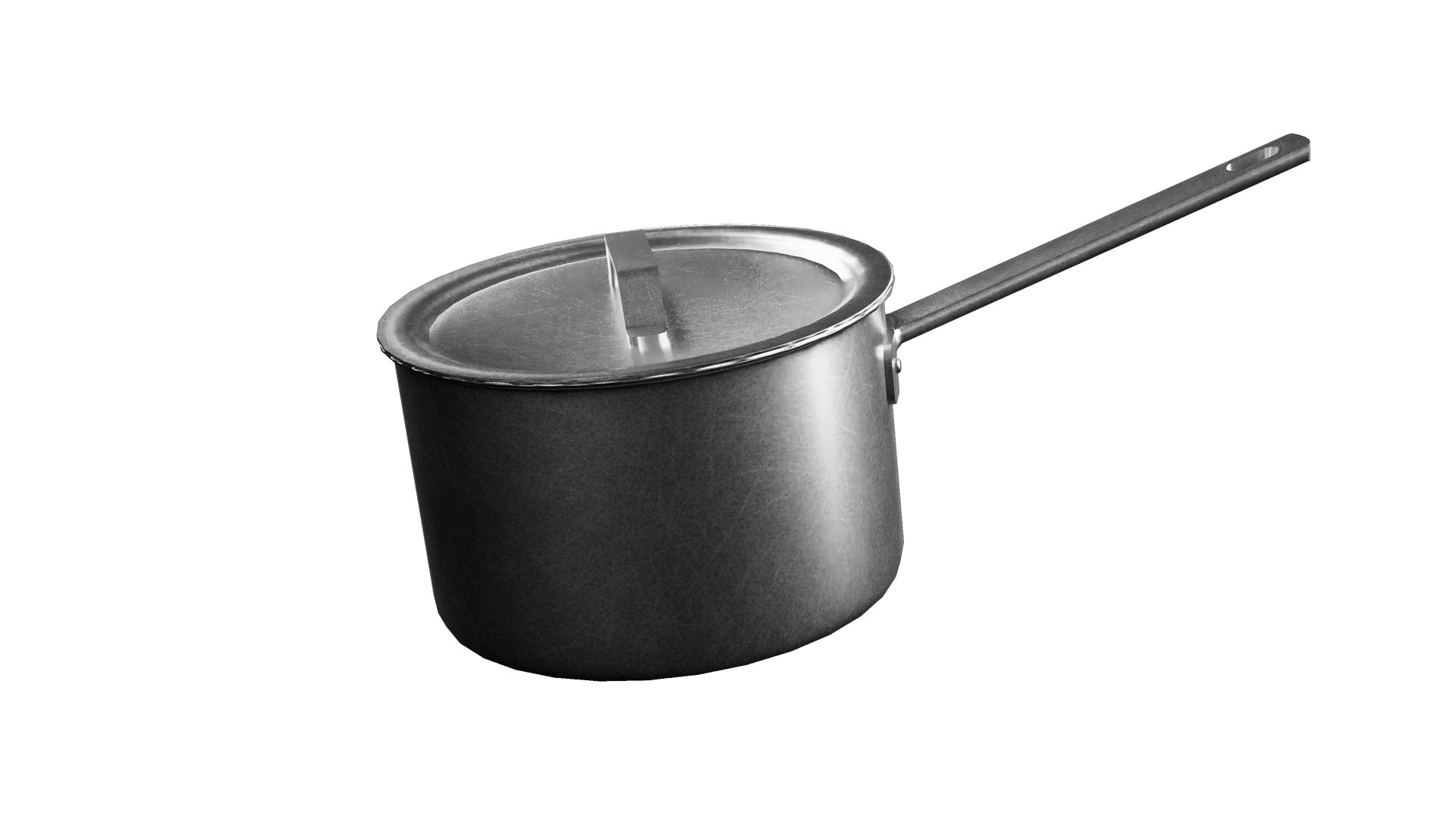 3D Model Sauce Pan Dirty And Clean - Gameready - TurboSquid 2285560