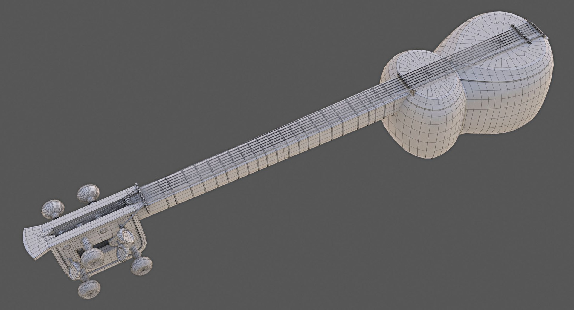 3D Musical Instrument Azerbaijan Tar Model - TurboSquid 1249078