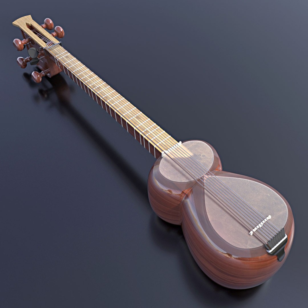 3D Musical Instrument Azerbaijan Tar Model - TurboSquid 1249078