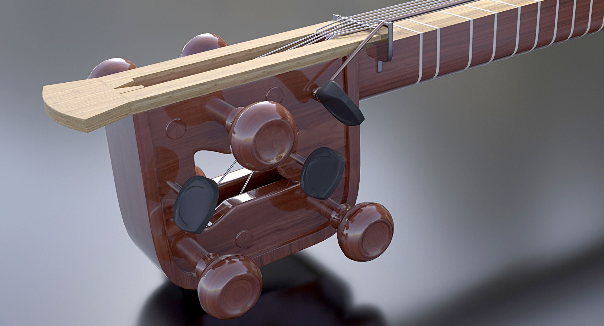 3D Musical Instrument Azerbaijan Tar Model - TurboSquid 1249078