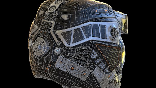 Helmet c19 unreal 3D model - TurboSquid 1581985