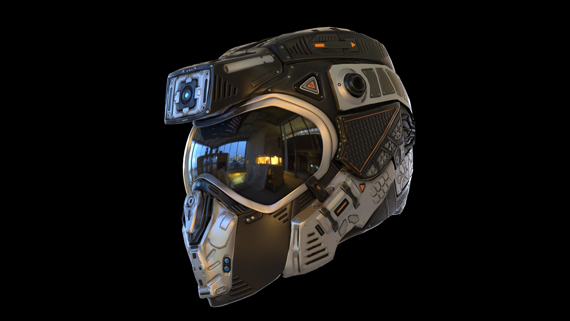 Helmet C19 Unreal 3D Model - TurboSquid 1581985