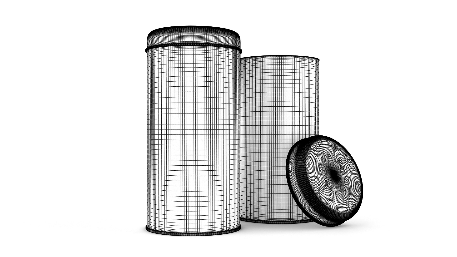 Metal Coffee Can 3D - TurboSquid 1824408