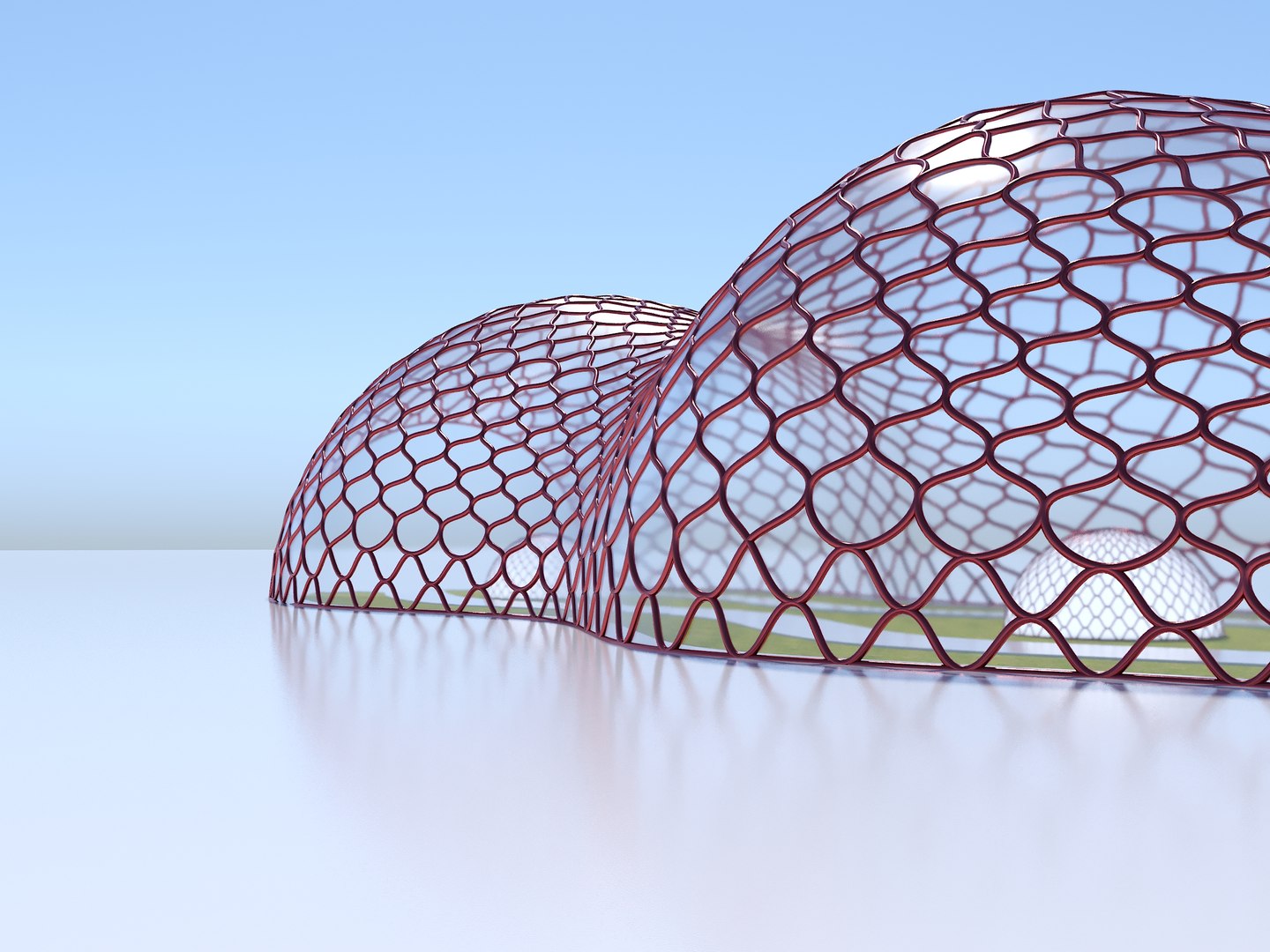 Decorative glass tunnel park model - TurboSquid 1381026