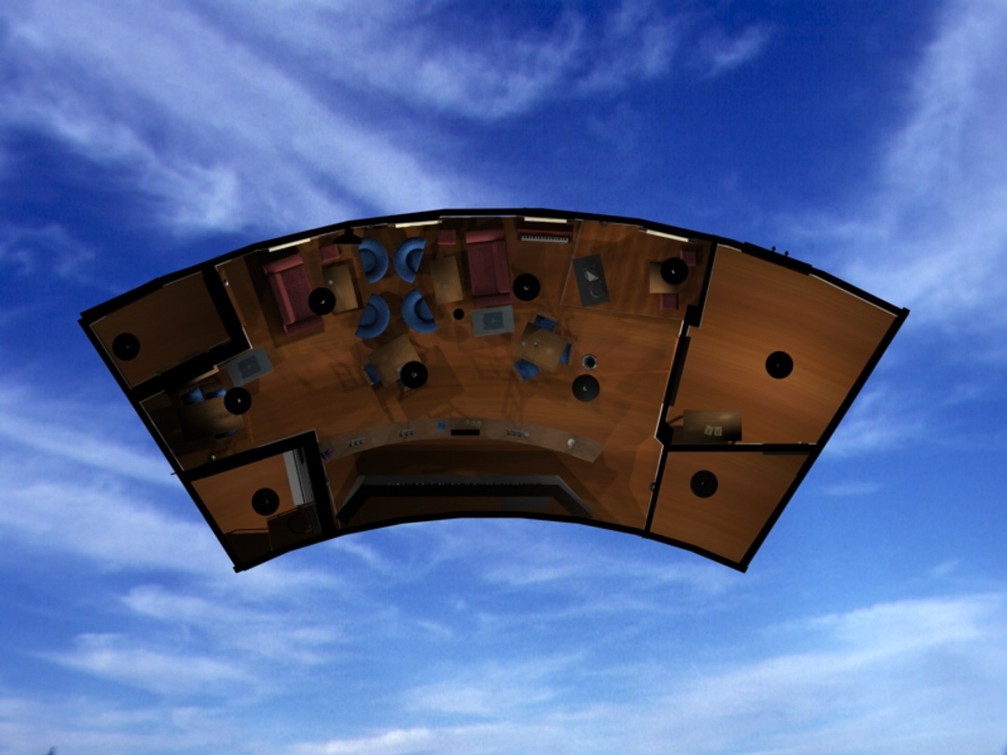 3d Bar Beer Decks Model