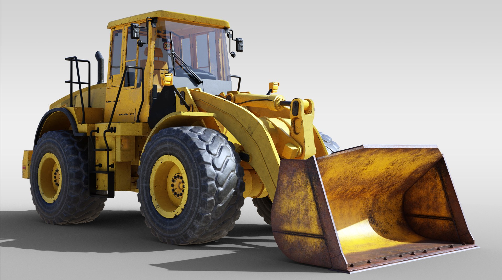 Realistic Bulldozer Loader Machine 3D Model - TurboSquid 2151053