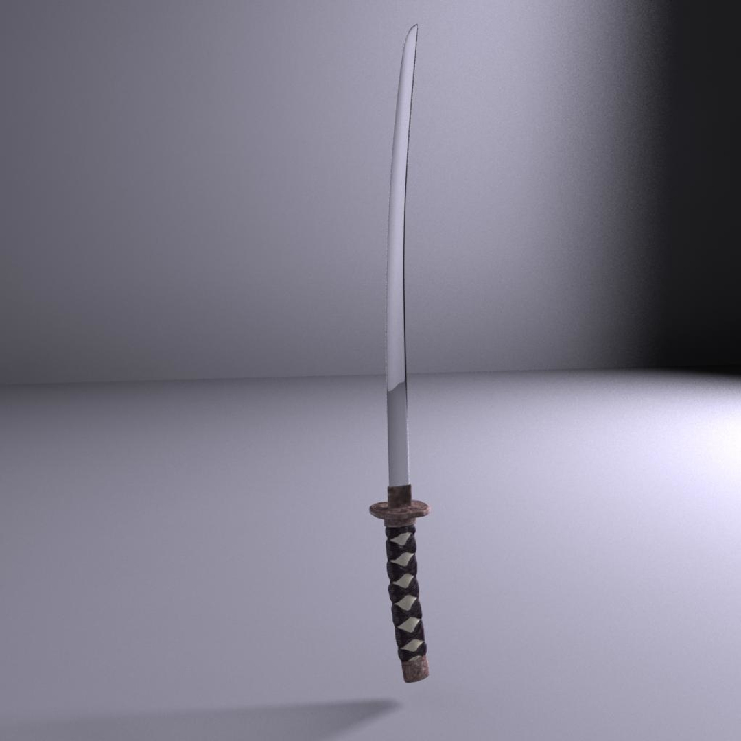 Ancestor Tachi Sword 3d Model