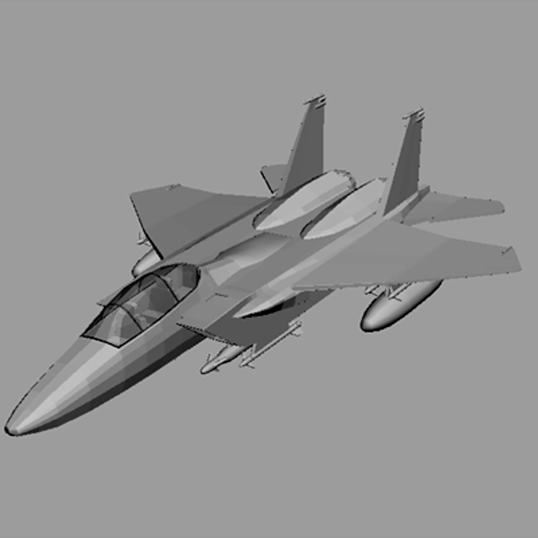 3d Model F 15 Eagle