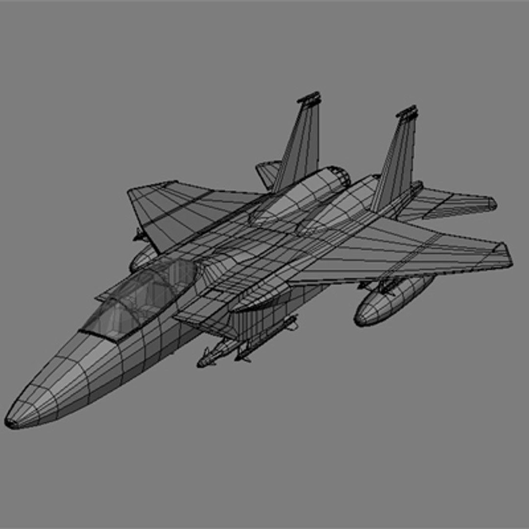3d Model F 15 Eagle