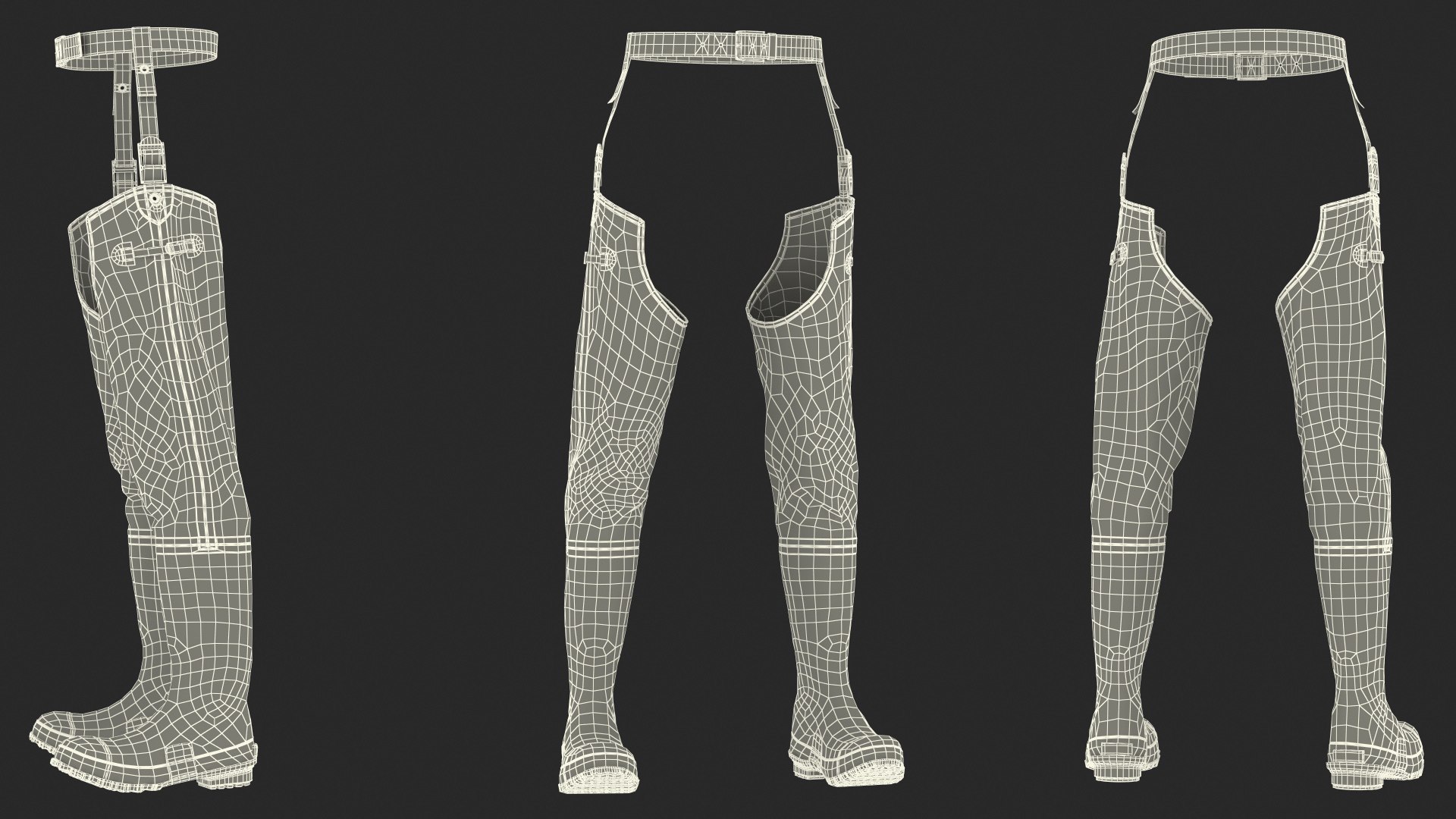 Worker Boots model - TurboSquid 1818457