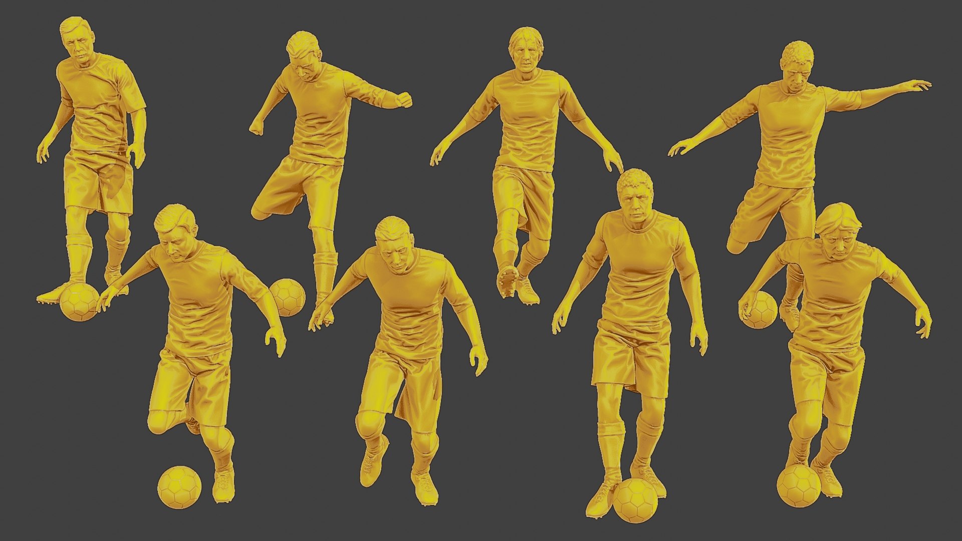 Soccer Players SP Pack 1 3D - TurboSquid 2000918