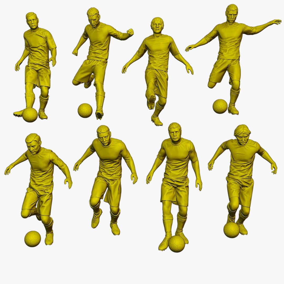Soccer Players SP Pack 1 3D - TurboSquid 2000918