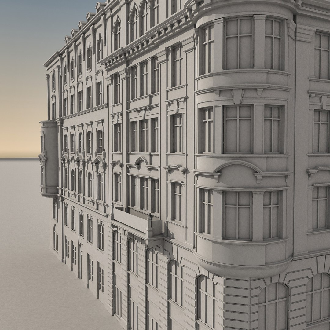 3d European Architecture Buildings Europe