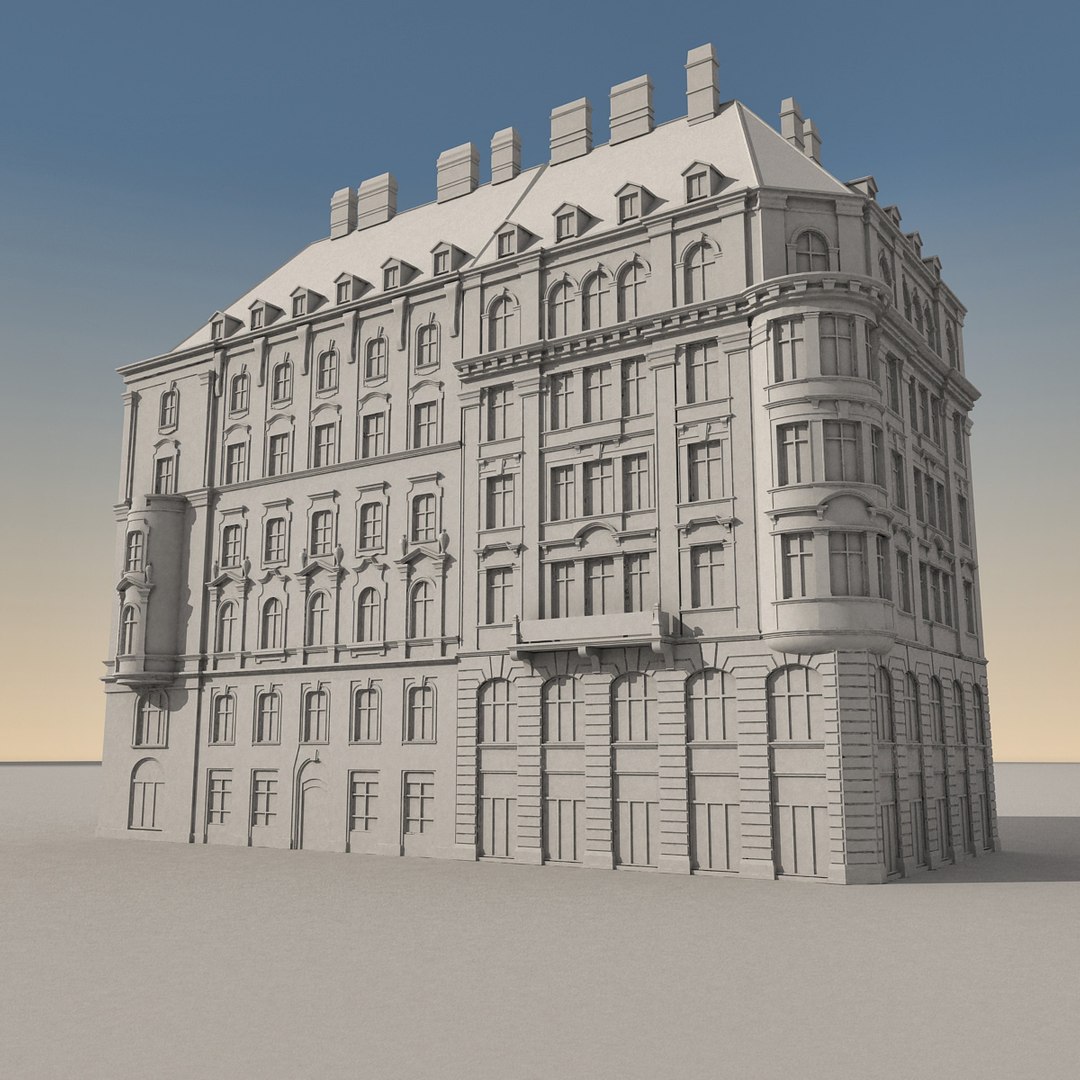 3d European Architecture Buildings Europe