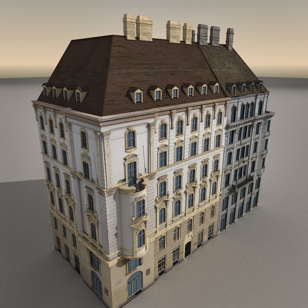 3d European Architecture Buildings Europe