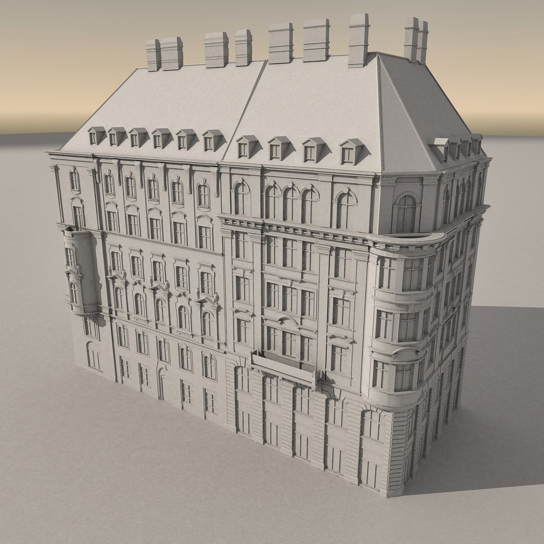 3d European Architecture Buildings Europe
