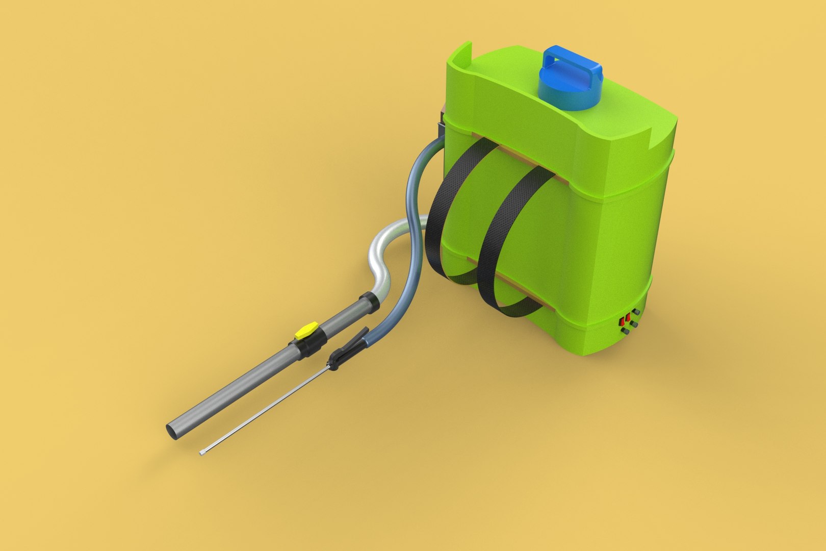 ELECTRIC KNAPSACK GARDEN SPRAYER BACKPACK FERTILIZER PESTICIDE 3D Model ...