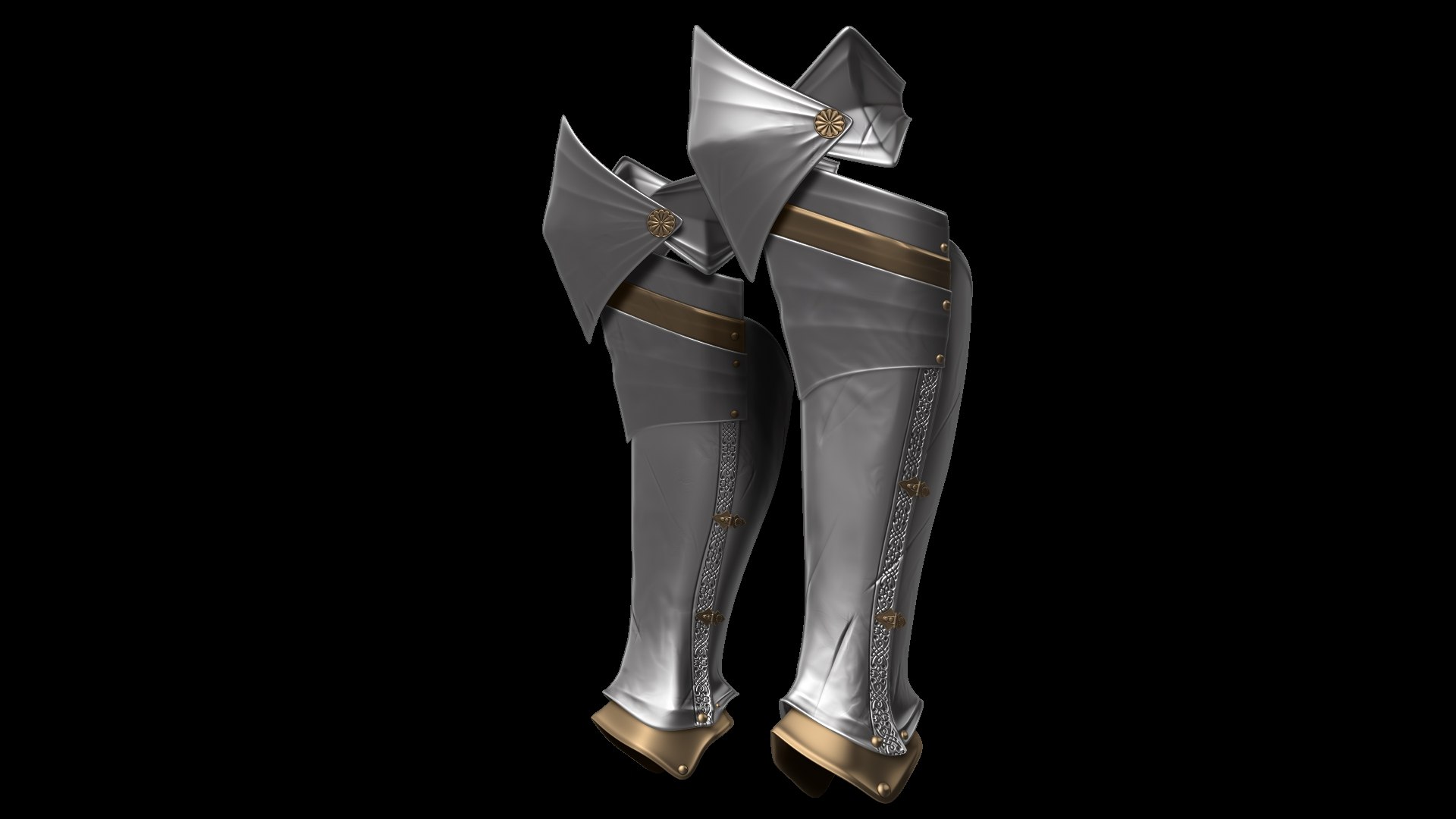 Female Knigt Knee Ankle Armor Sculpt Project 3D model - TurboSquid 2034066