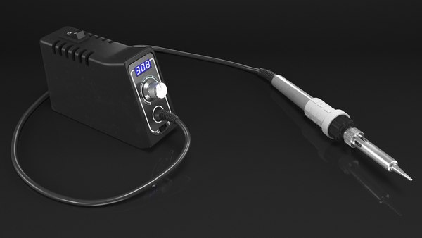 3D model Compact Digital Soldering Station - TurboSquid 1723319