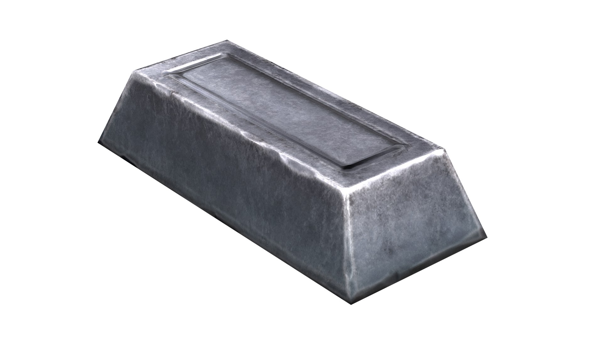3D Silver Ingot - TurboSquid 1742670