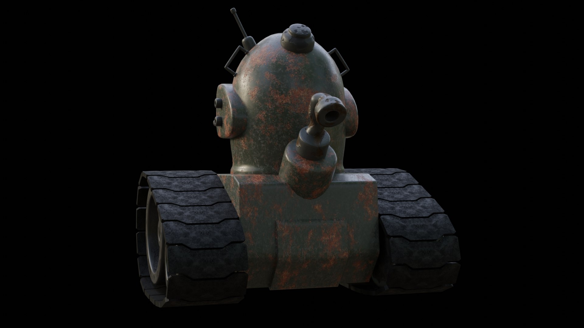 3D Model Stylized Tank Low Poly - TurboSquid 2127821