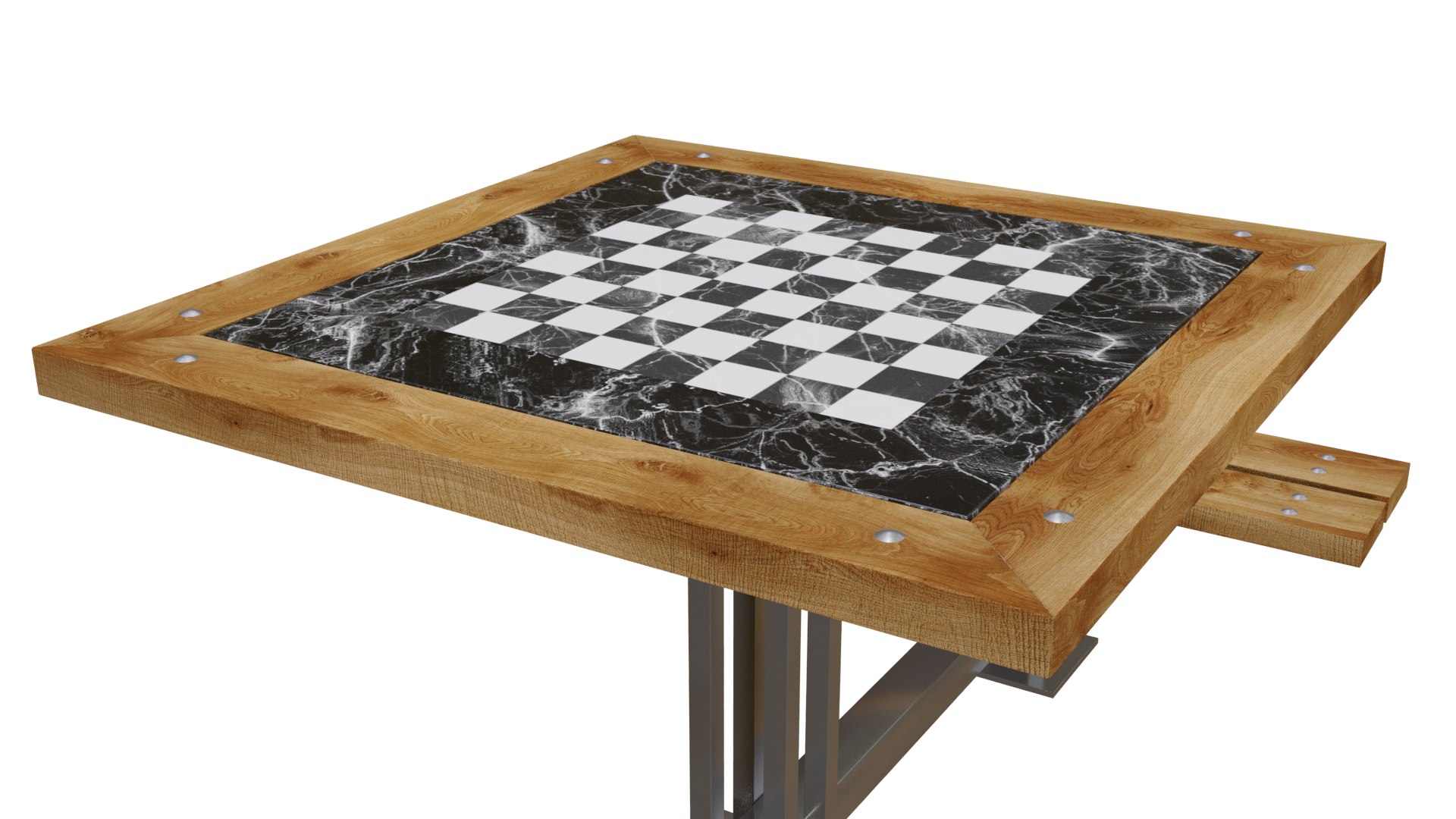 Chess Table 3D - TurboSquid 1827111