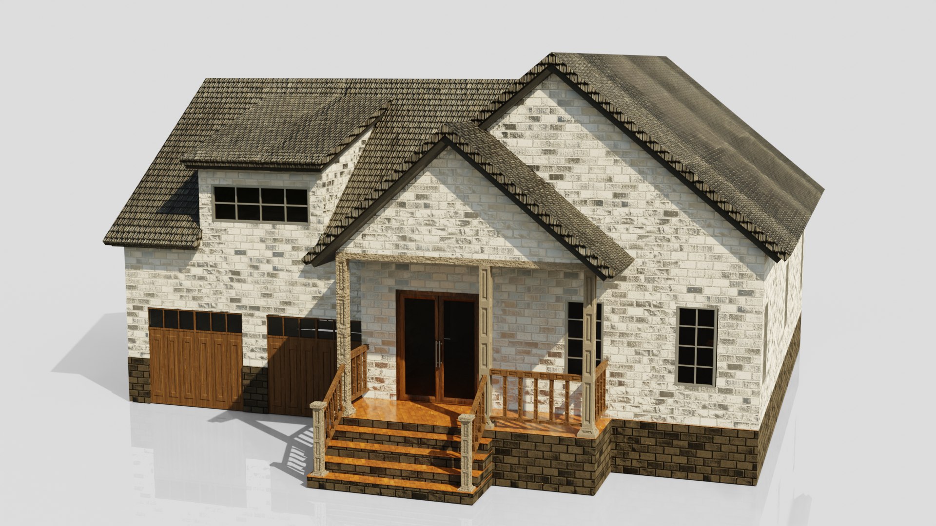 3D European House 010 model - TurboSquid 2168548