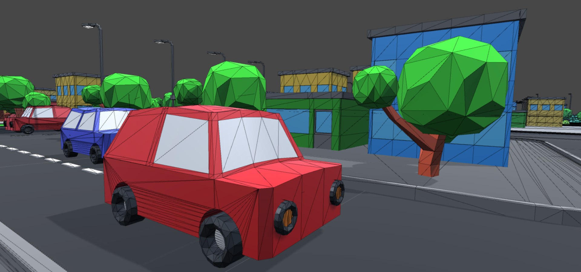 3D Simple City Model - TurboSquid 1438893