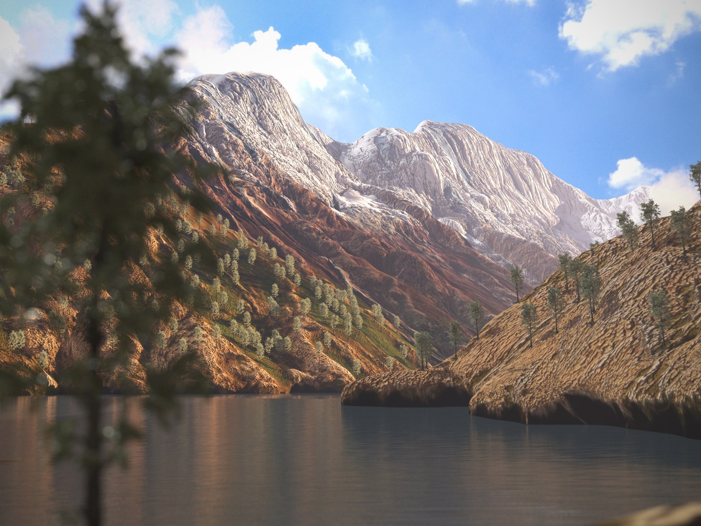 Mountain Landscape 3D Model - TurboSquid 2147409