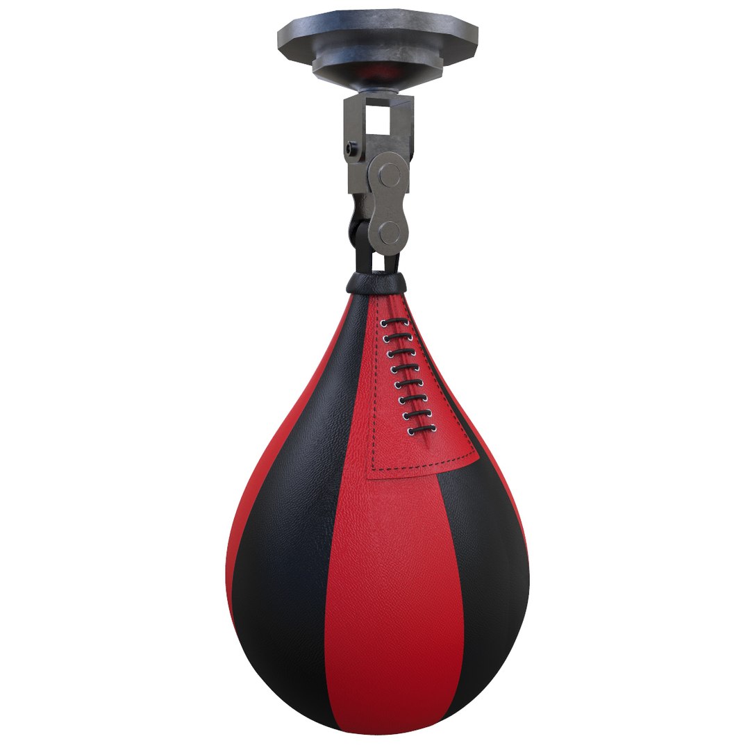 Leather Speed Punching Ball C4d