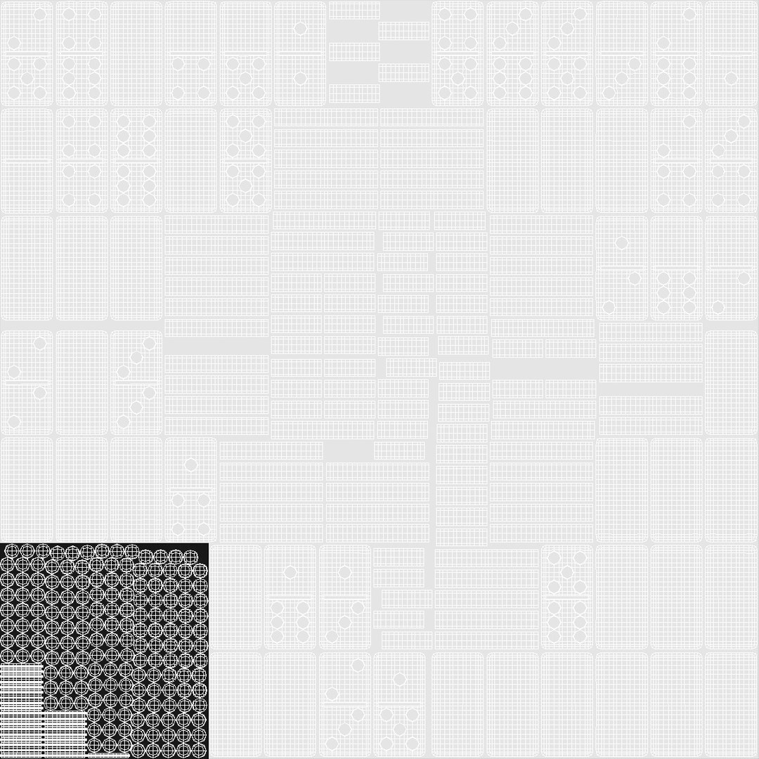 3D white domino knuckles falling - TurboSquid 1355564