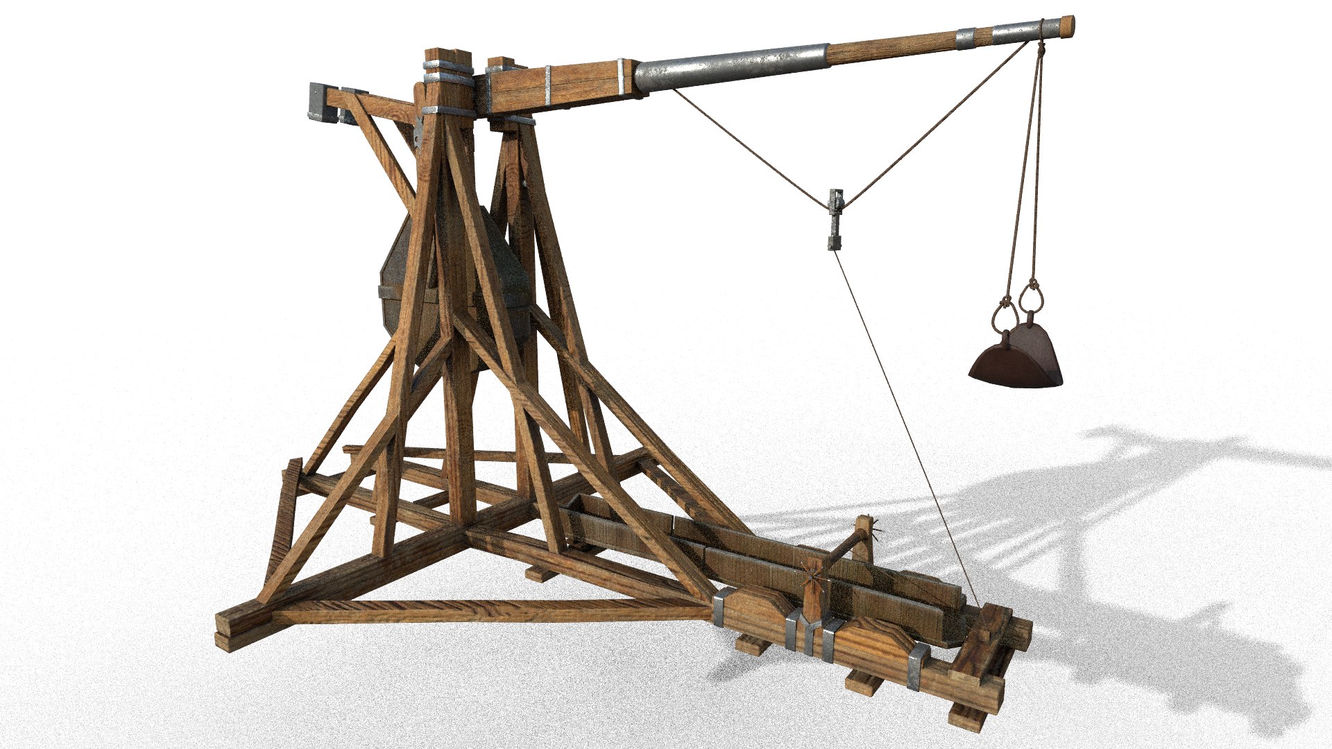 3D trebuchet - TurboSquid 1793199