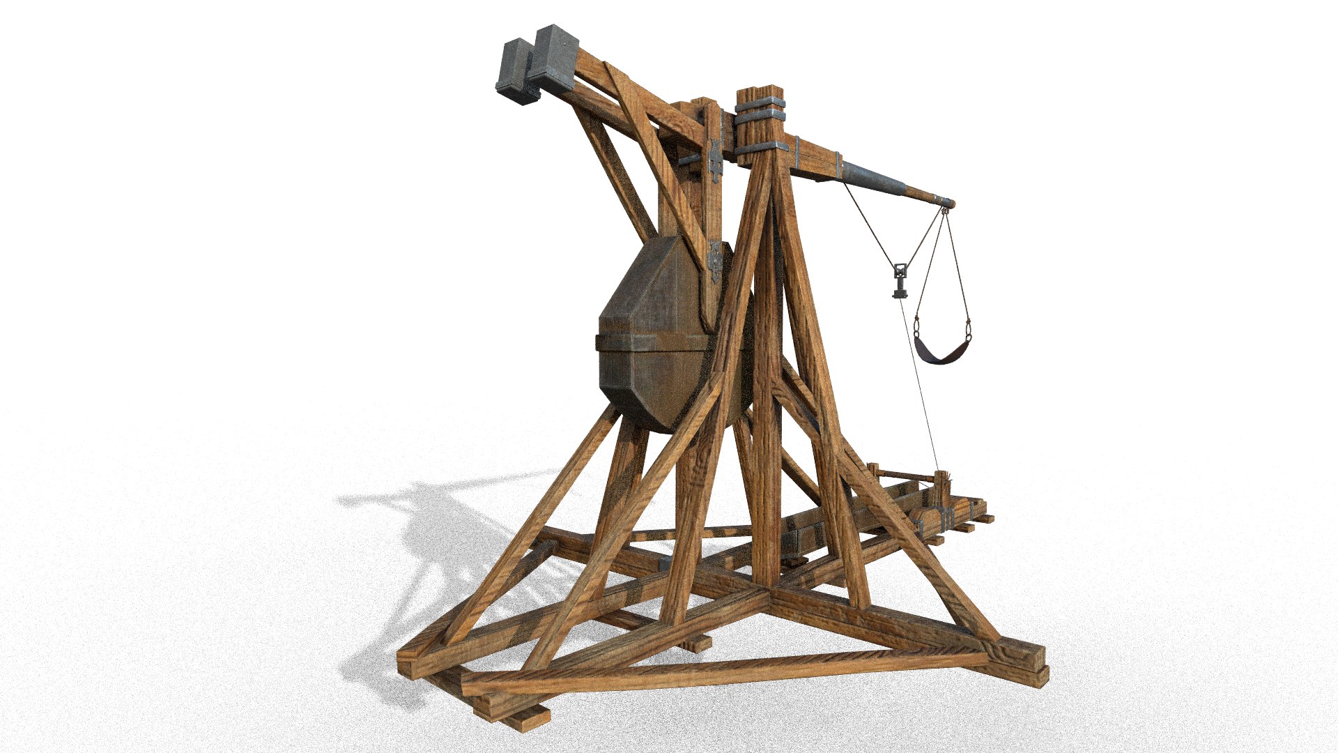 3D trebuchet - TurboSquid 1793199