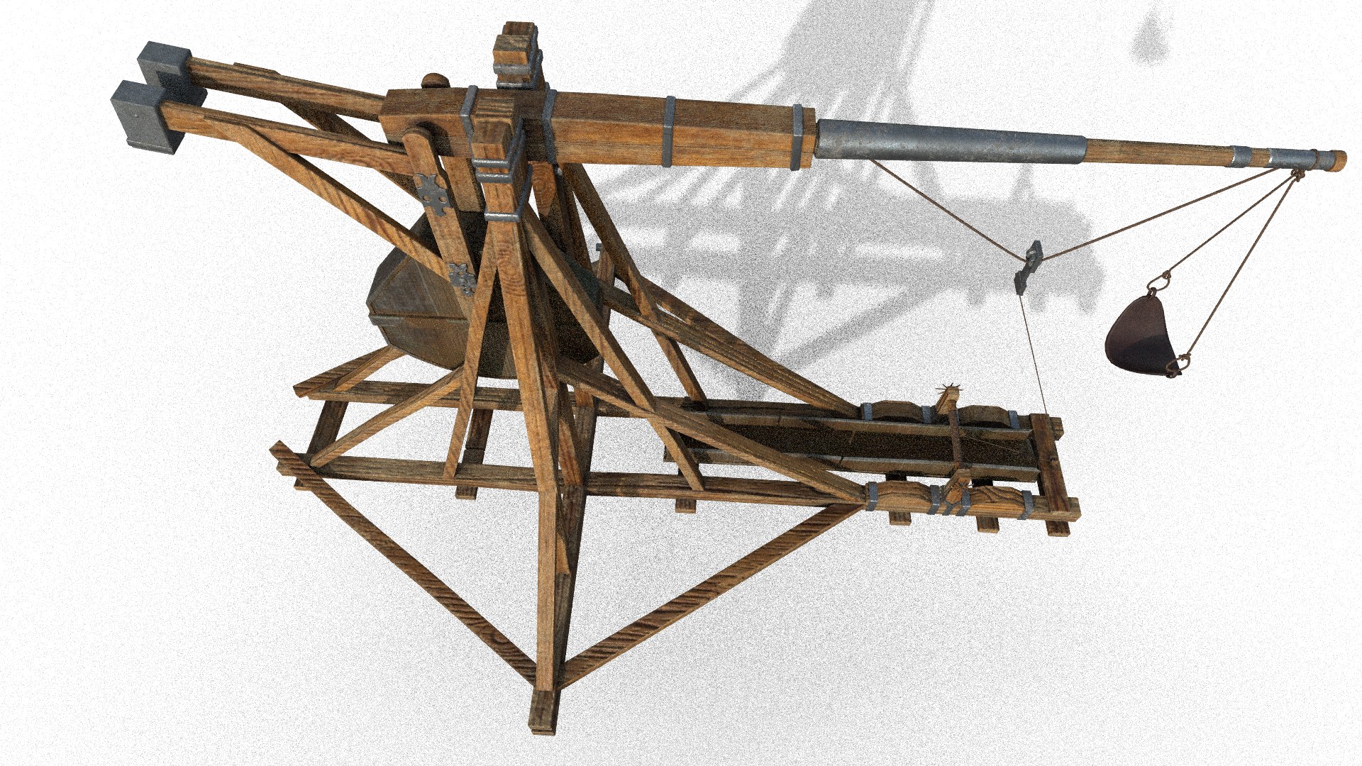 3D trebuchet - TurboSquid 1793199