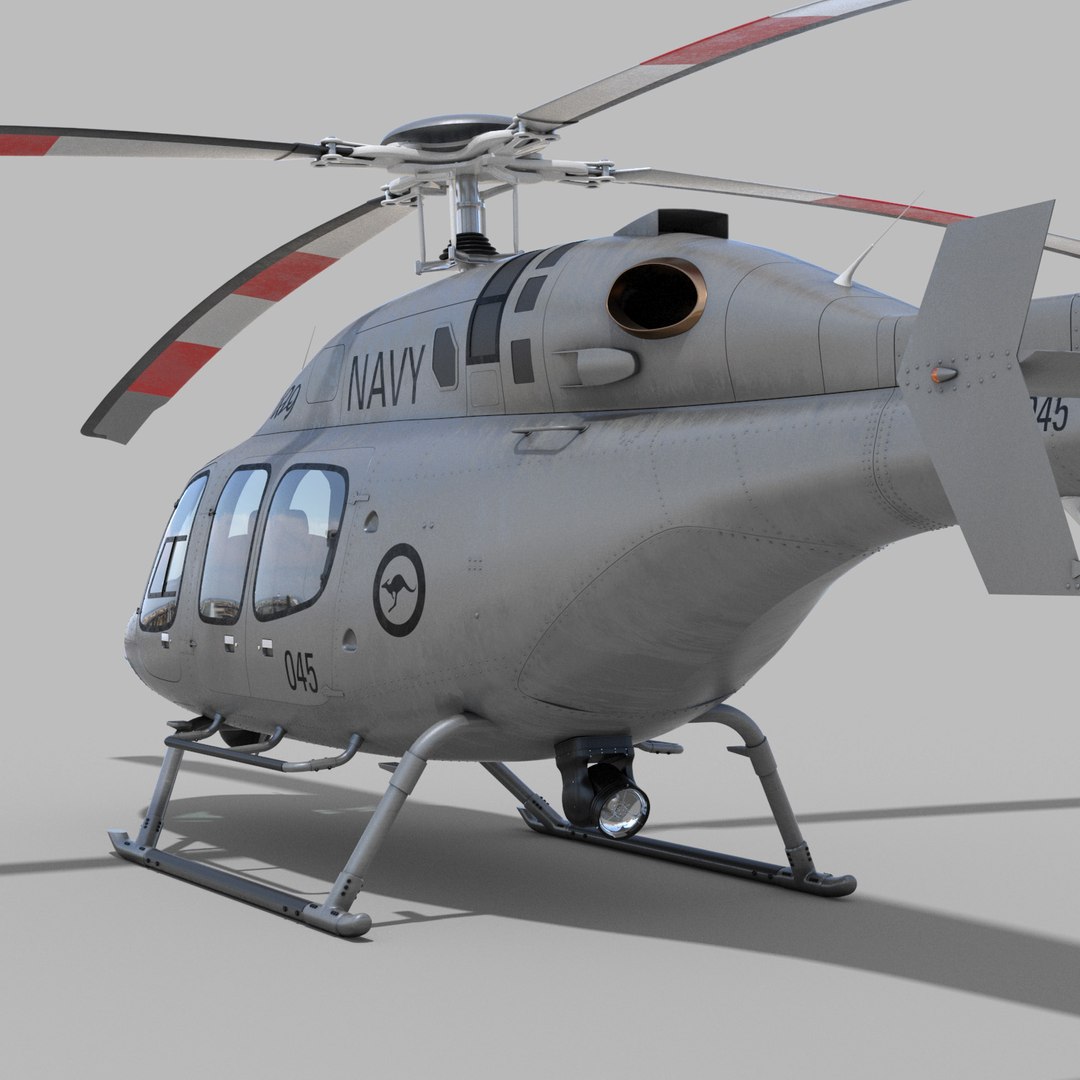 Bell 429 Navy 3d Model