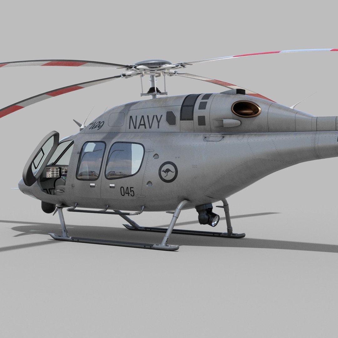Bell 429 Navy 3d Model