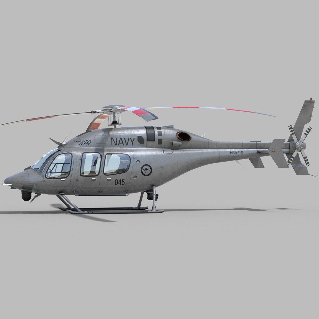 Bell 429 Navy 3d Model