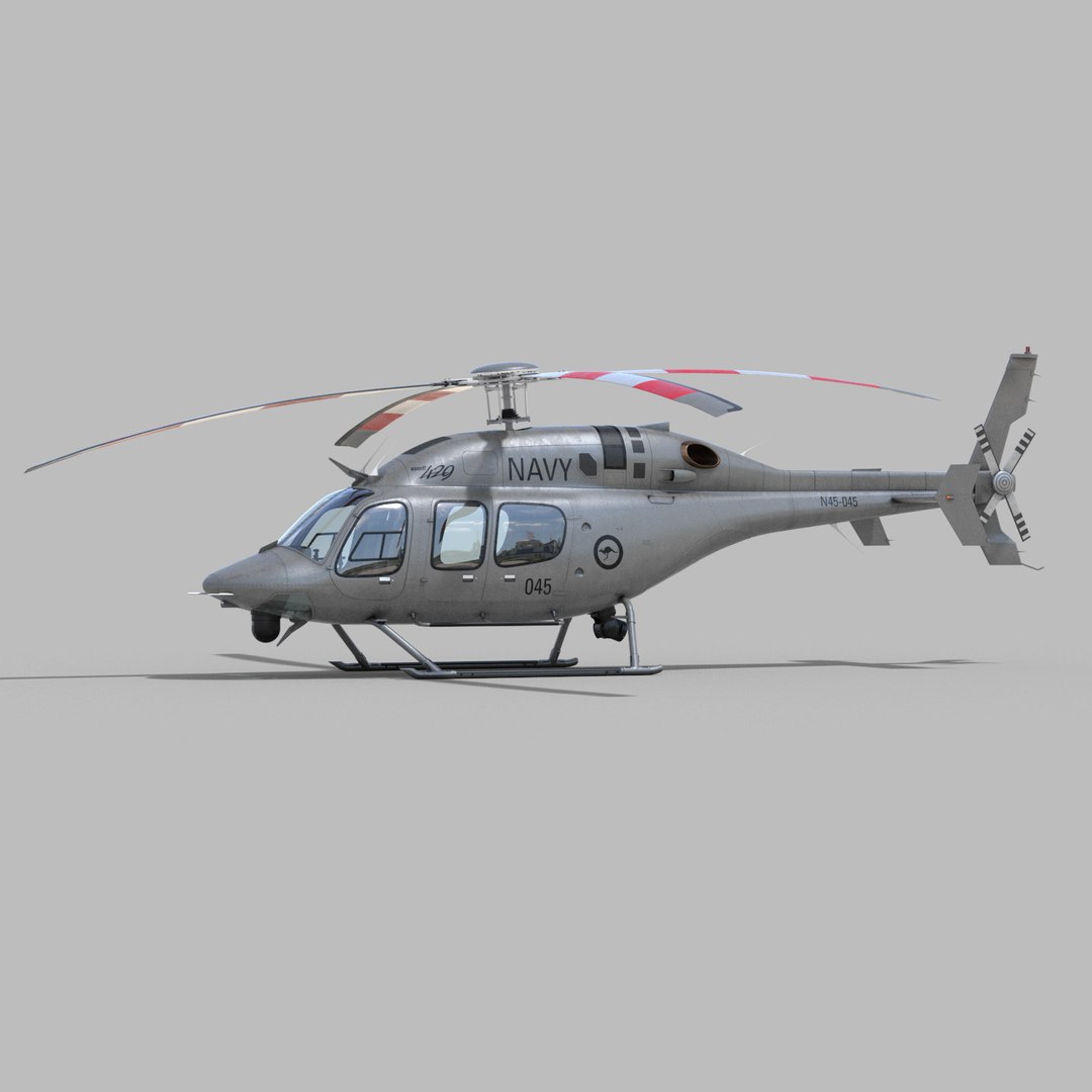 Bell 429 Navy 3d Model