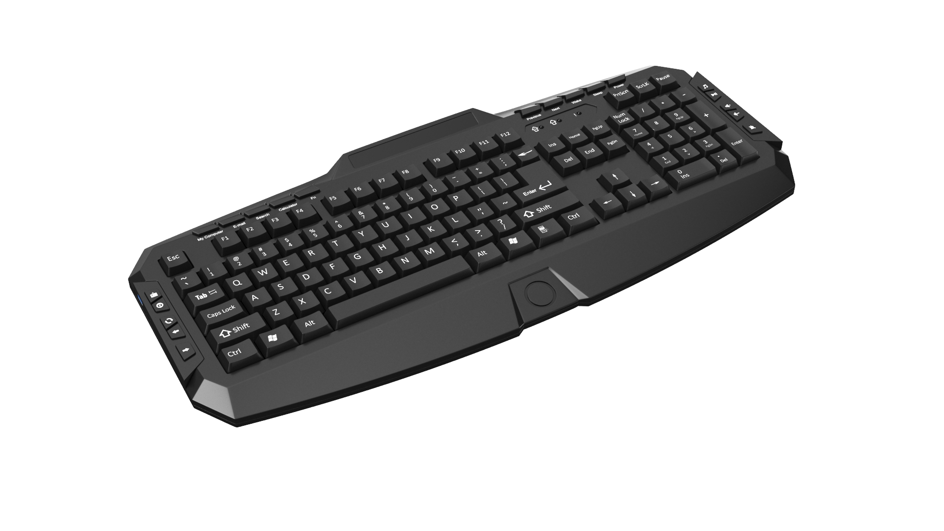 Computer Keyboard Light Off Model - TurboSquid 1931174