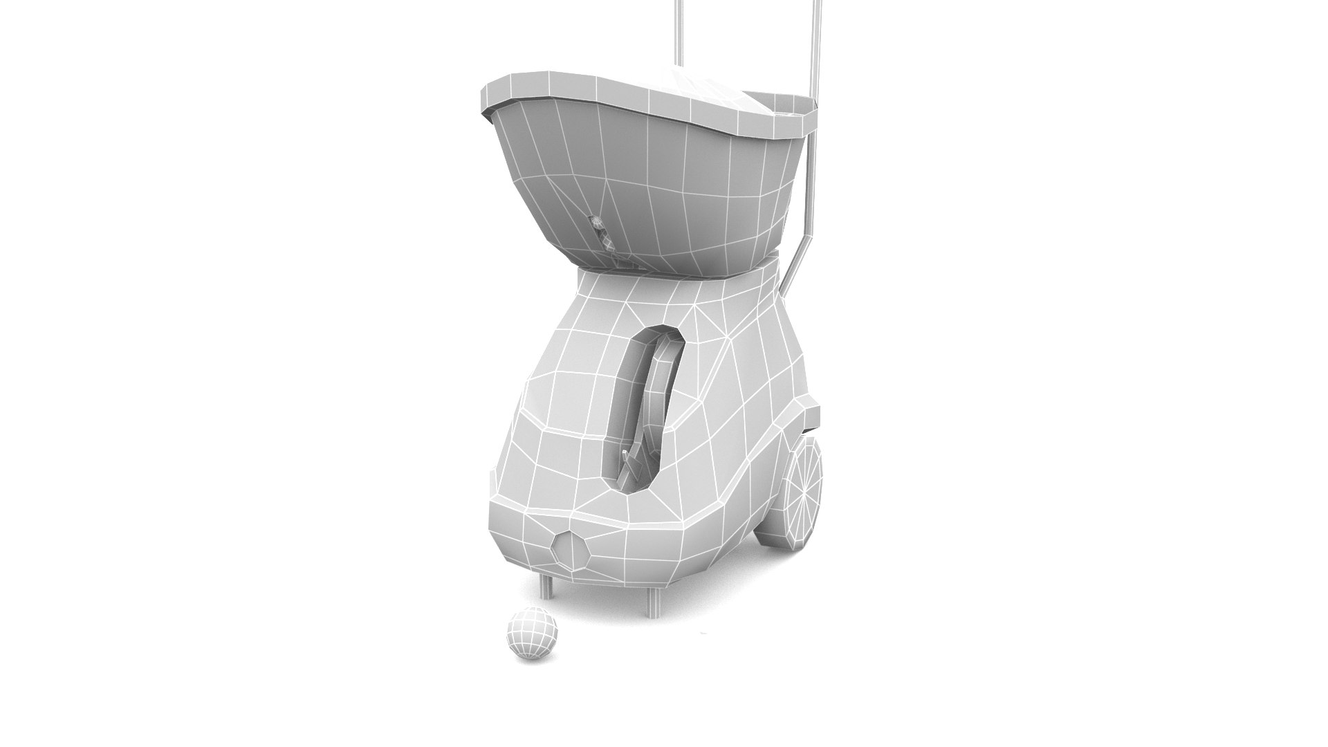 Tennis ball machine 3D - TurboSquid 2172475