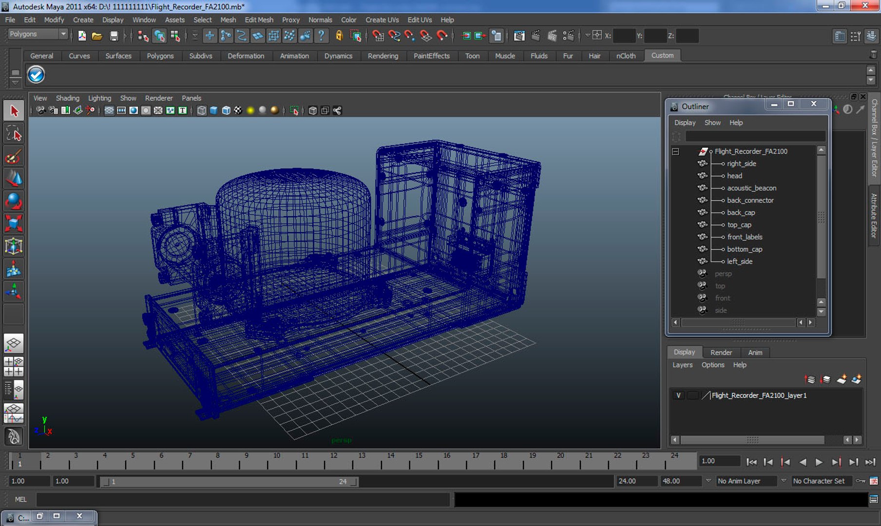 Flight recorder fa2100 model - TurboSquid 1428922