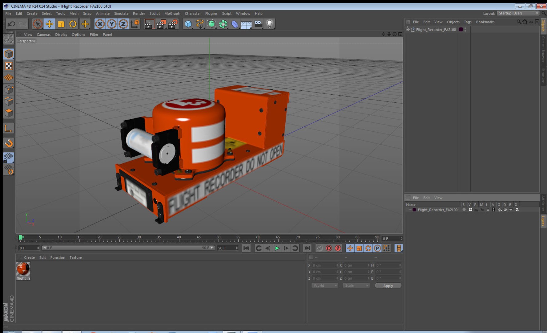 Flight recorder fa2100 model - TurboSquid 1428922