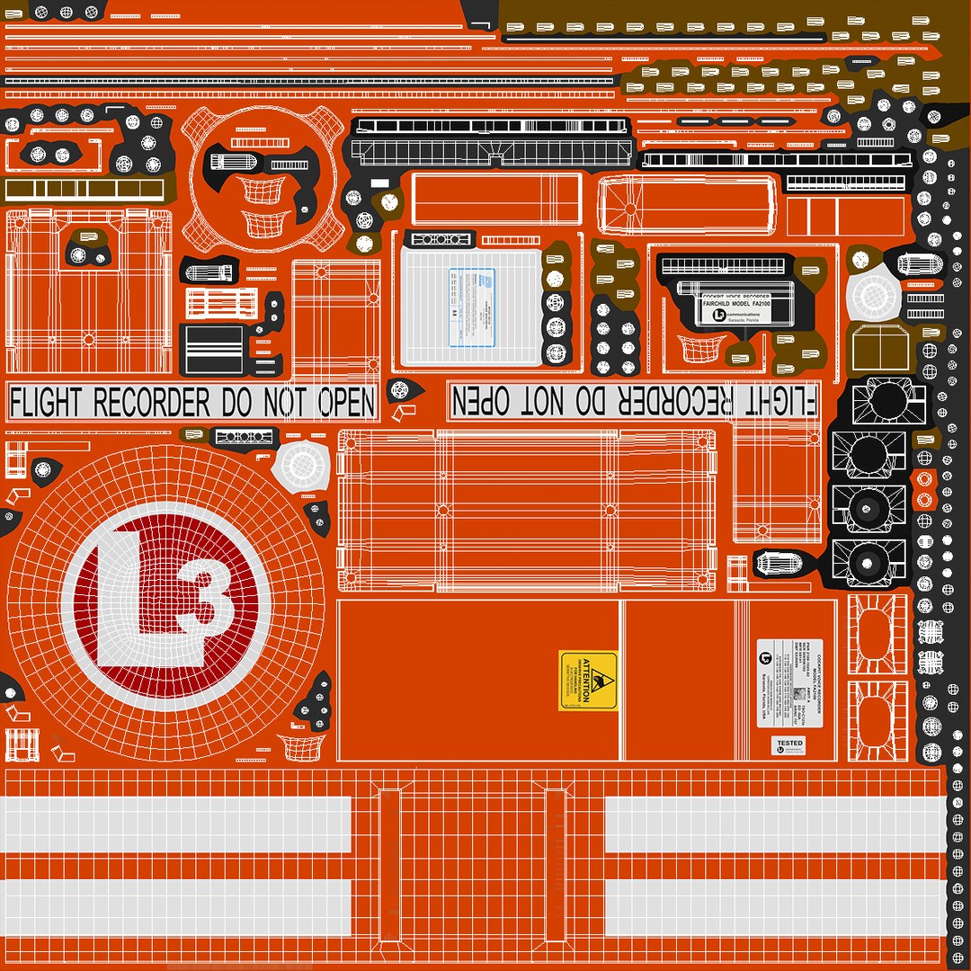 Flight recorder fa2100 model - TurboSquid 1428922