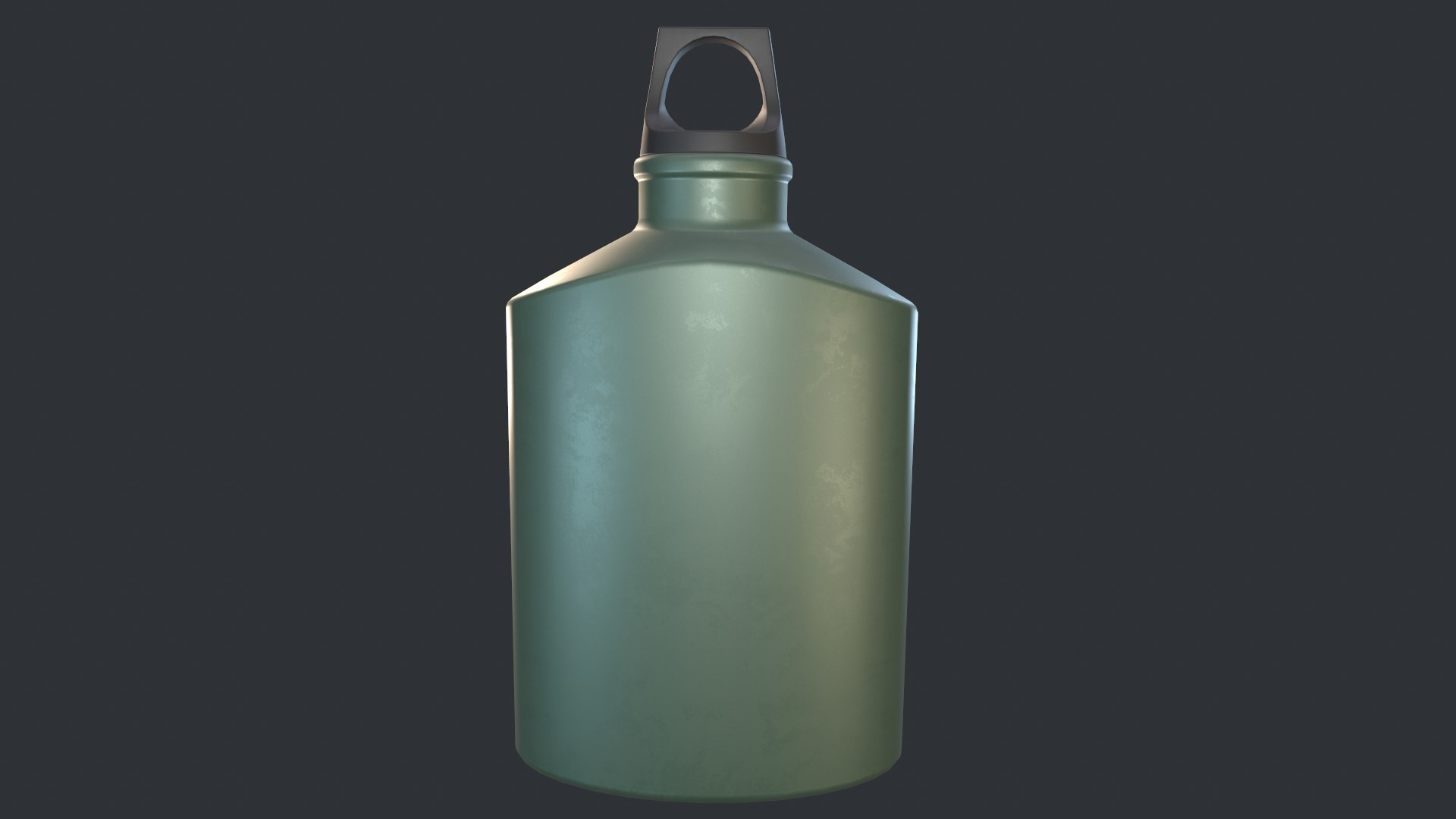 Flask Canister Green Model - TurboSquid 2327812