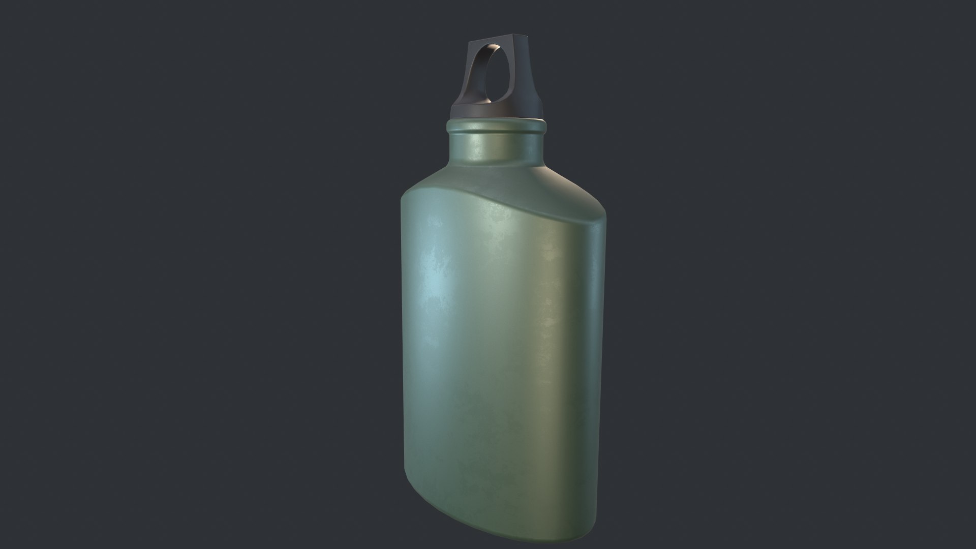 Flask Canister Green Model - TurboSquid 2327812