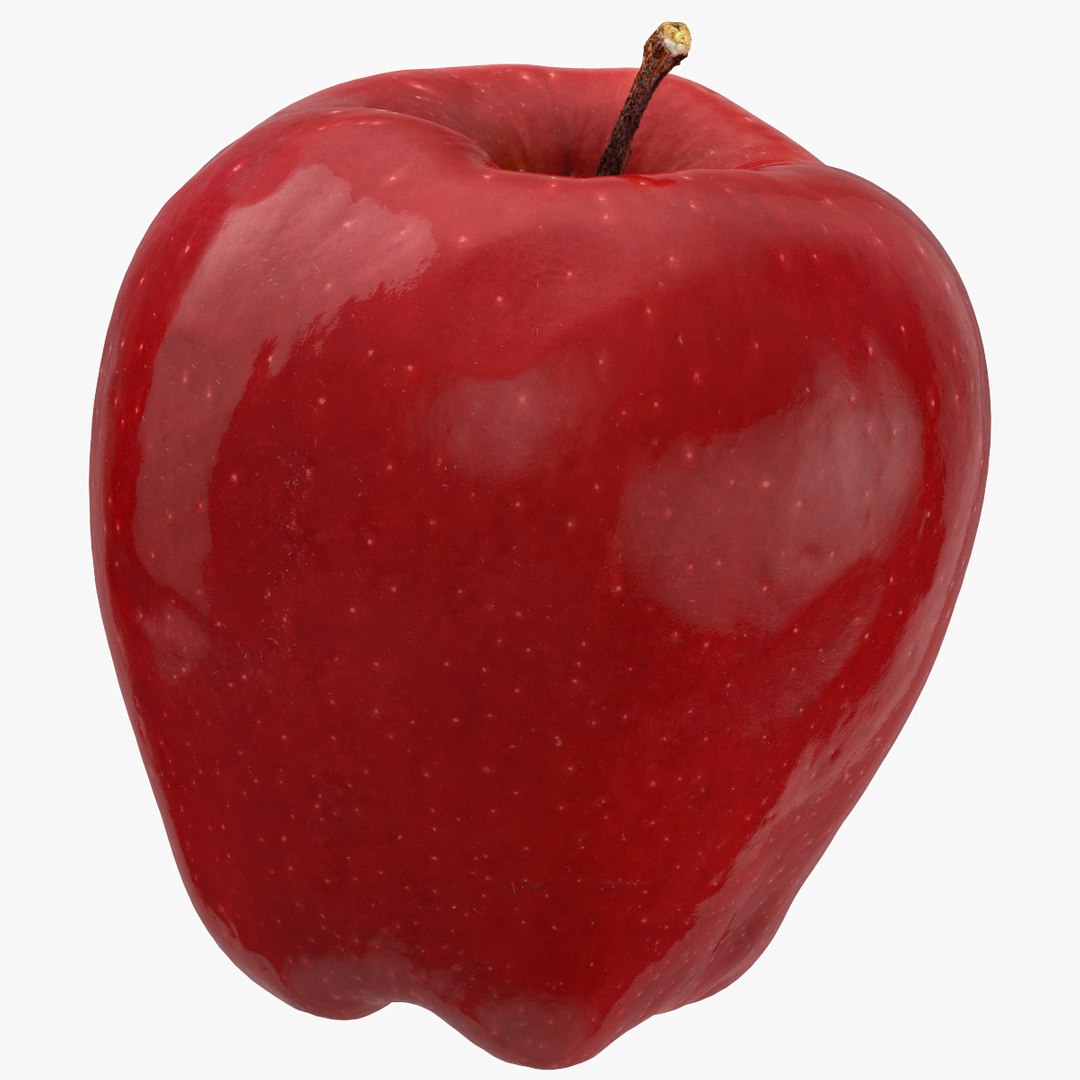 Red chief apples 03 model - TurboSquid 1467815