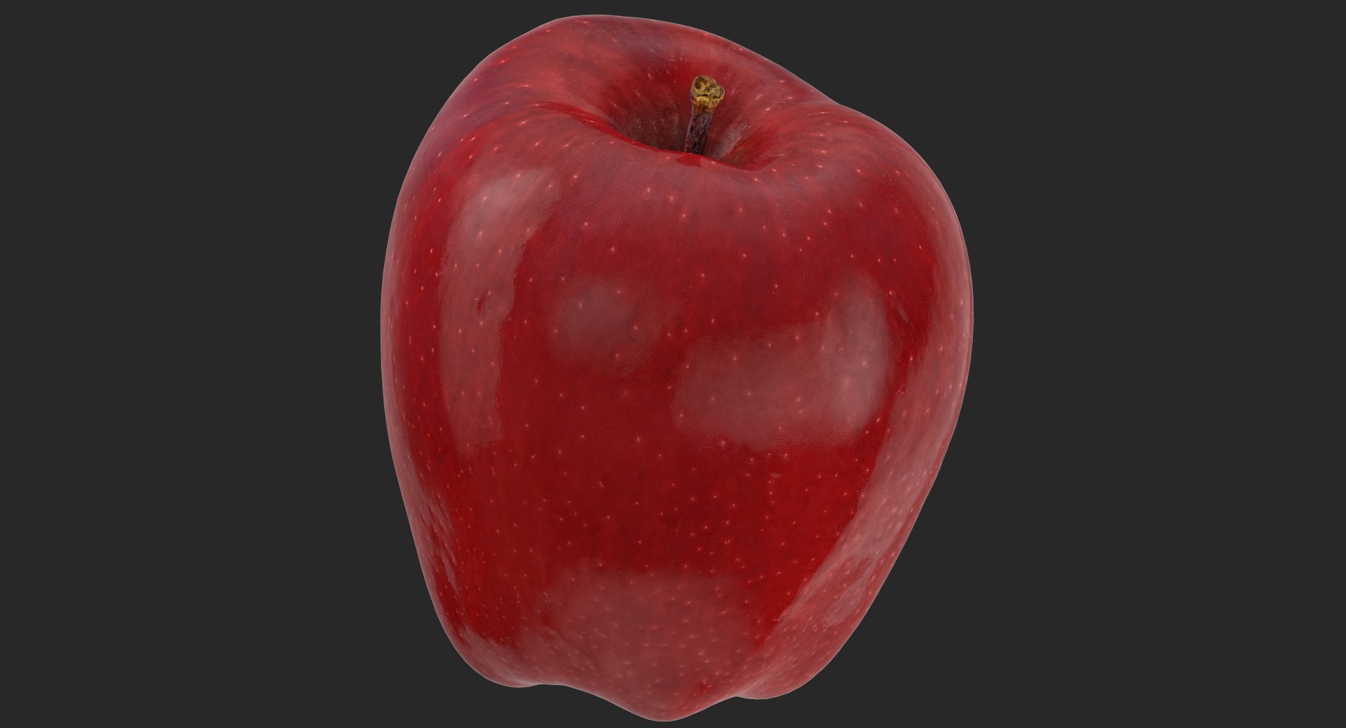 Red chief apples 03 model - TurboSquid 1467815