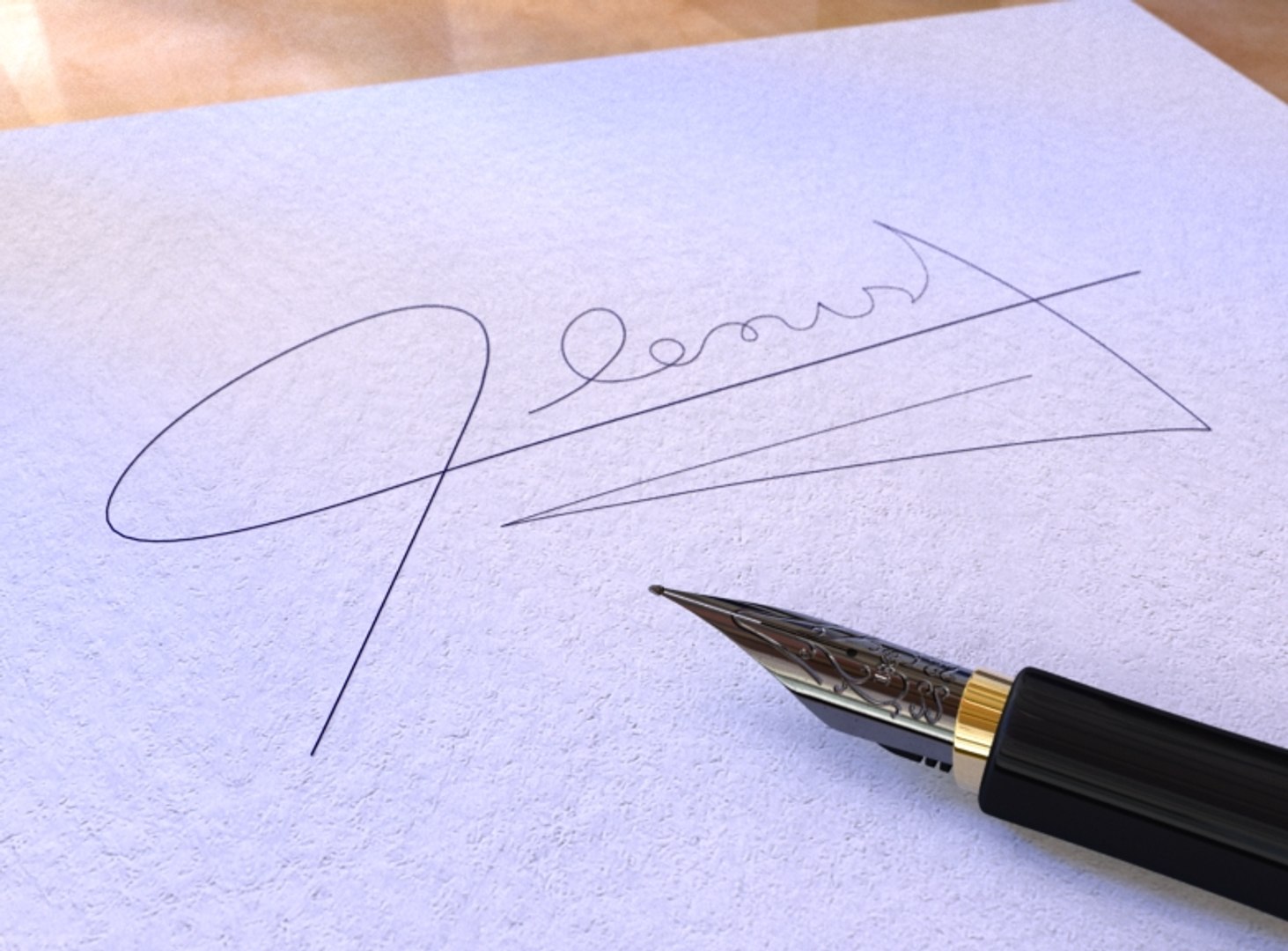 Pen Sign 3d Ma